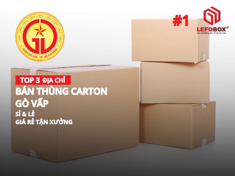 Top 3 địa chỉ bán thùng carton Gò Vấp sỉ & lẻ giá rẻ tận xưởng ...